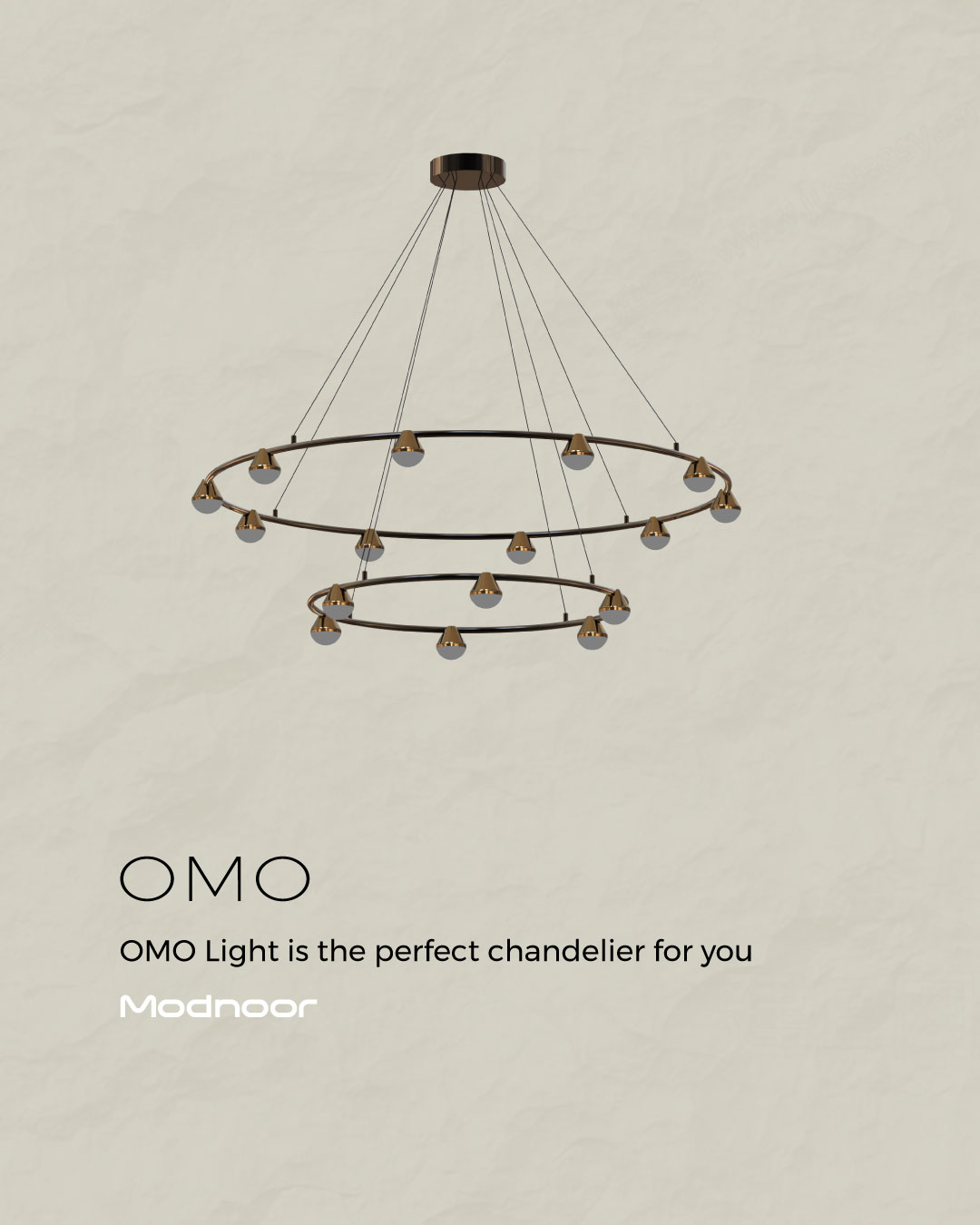 لوستر OMO Light - دو طبقه - MODNOOR